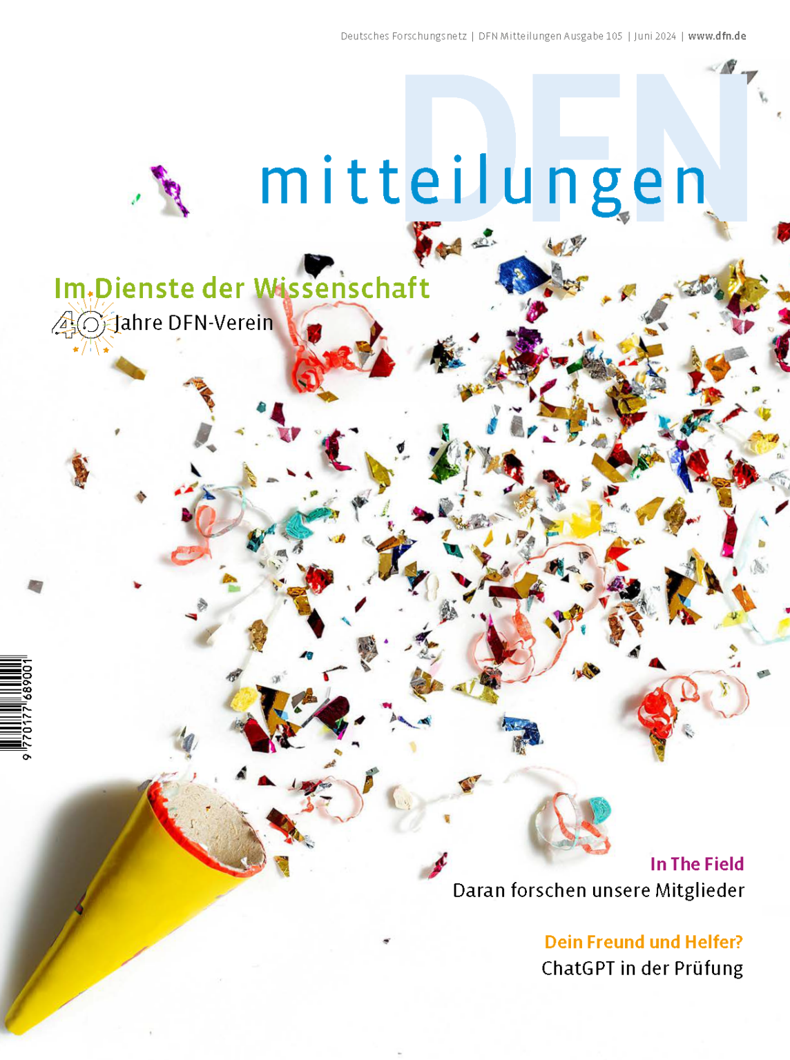 Neue Ausgabe der DFN-Mitteilungen erschienen - DFN